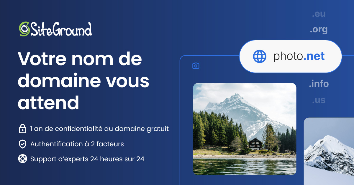 Obtenez un nom de domaine avec une recherche et un enregistrement simplifiés - SiteGround